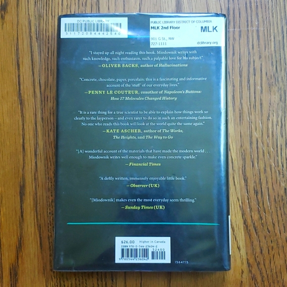 Other | Stuff Matters By Mark Miodownik Hardcover Book | Poshmark